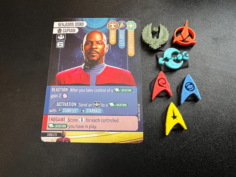 Star Trek: Captain's Chair EXHAUSTION Tokens [set of 12] - Etsy