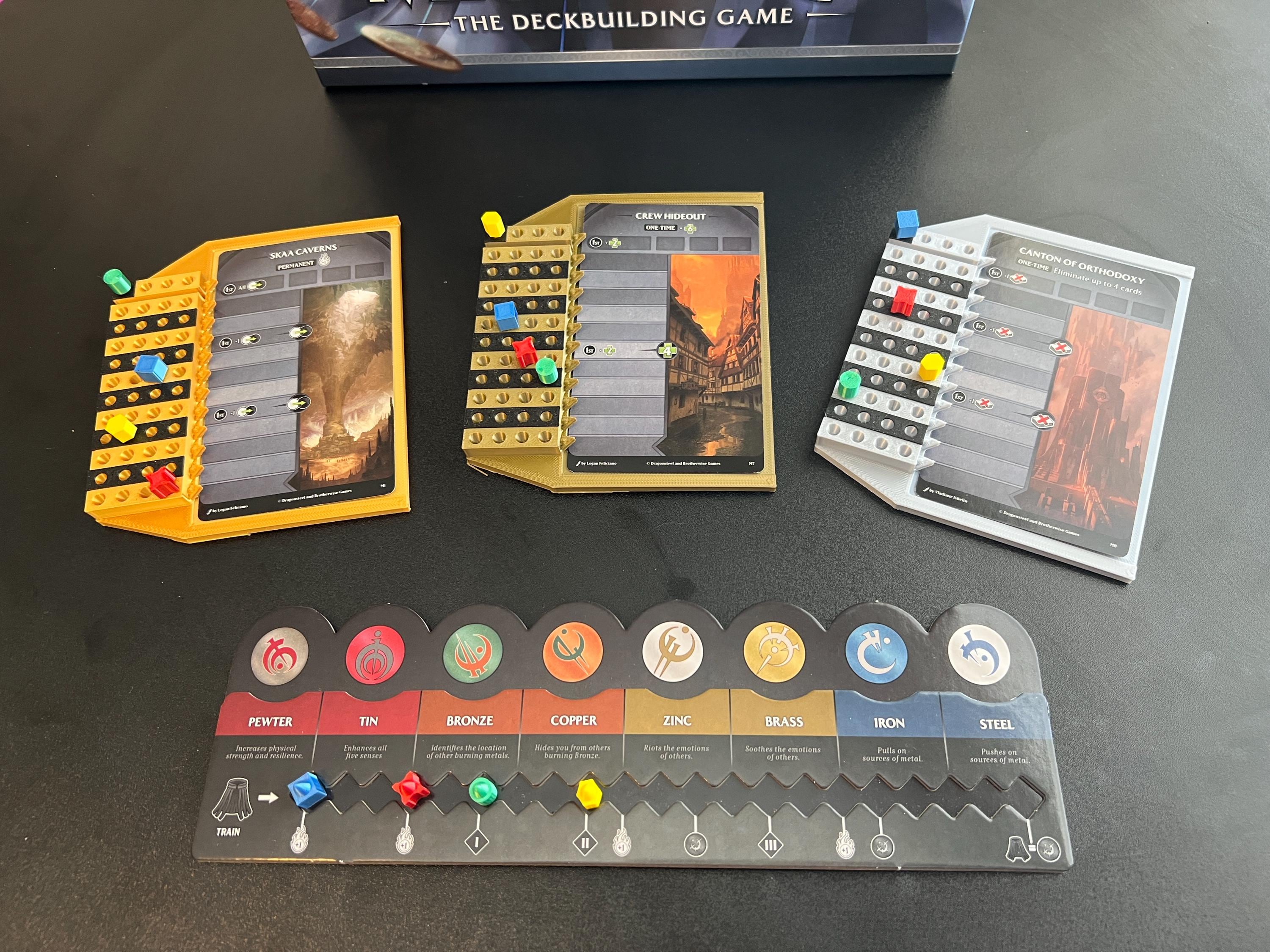 Mistborn Mission Tracking Trays (deck Building Game Upgrade) - Etsy