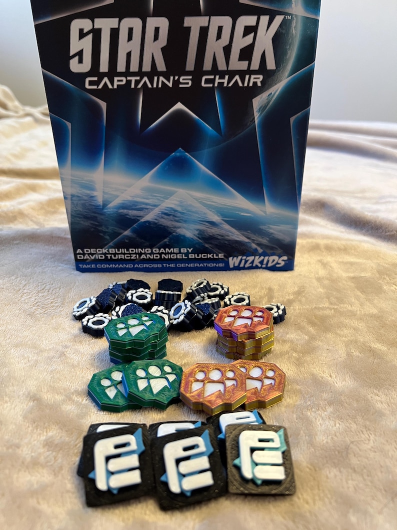 Star Trek: Captain's Chair [set of 69 Token Upgrades] - Etsy