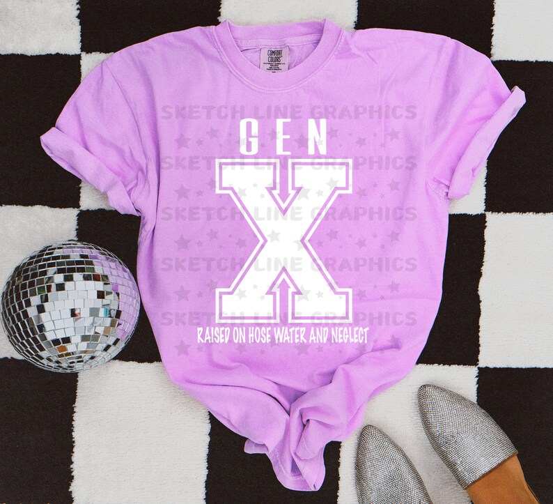 Gen X PNG Svg, Generation X Sublimation Png Digital, Png Svg Digital ...