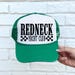 Redneck Yacht Club Patch Png Design, Checkered Trucker Hat Patch Png ...