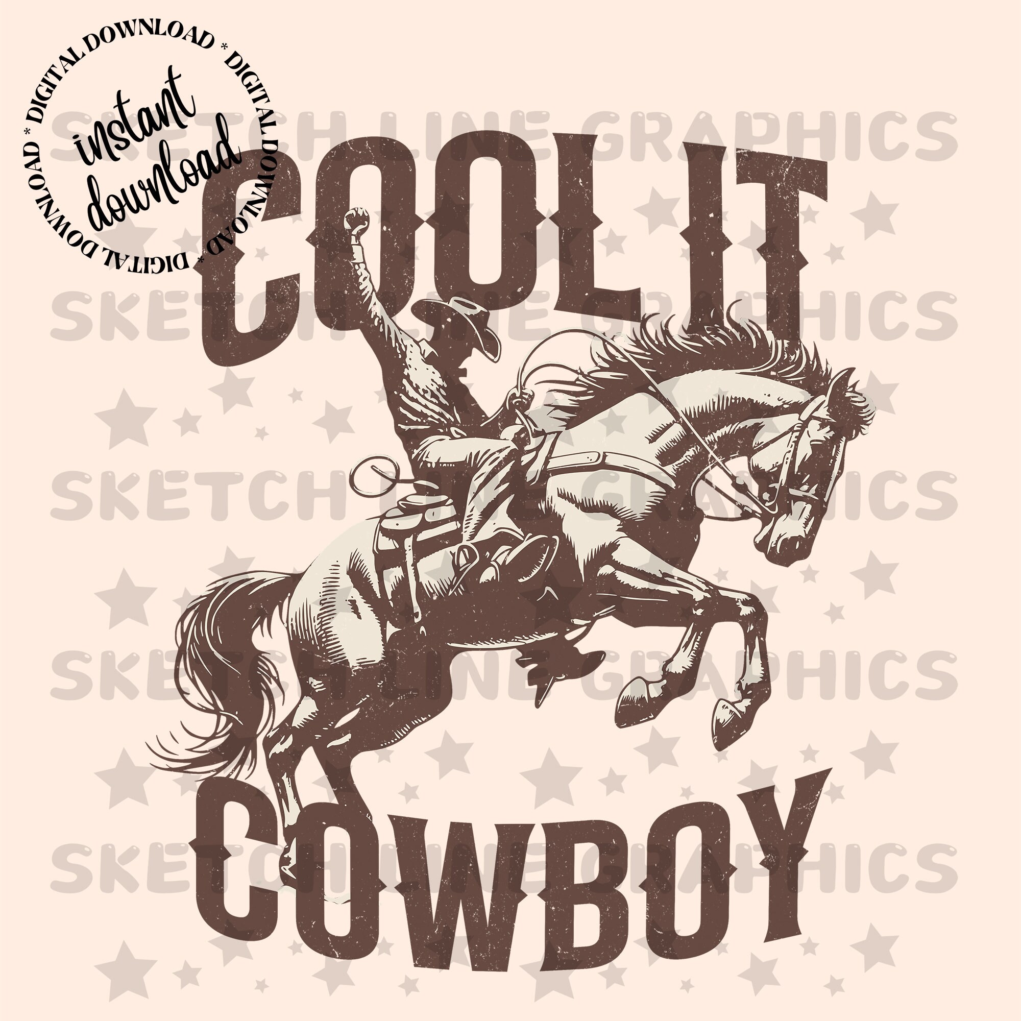 Cool It Cowboy Png, Western Digital Png, Nashville Png Download ...