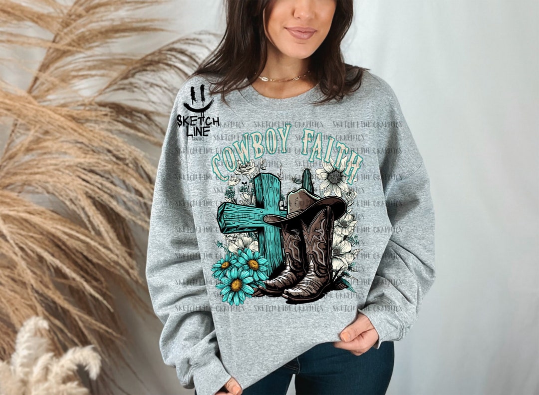 Cowboy Faith Western Sublimation Digital Download Png Western Faith ...