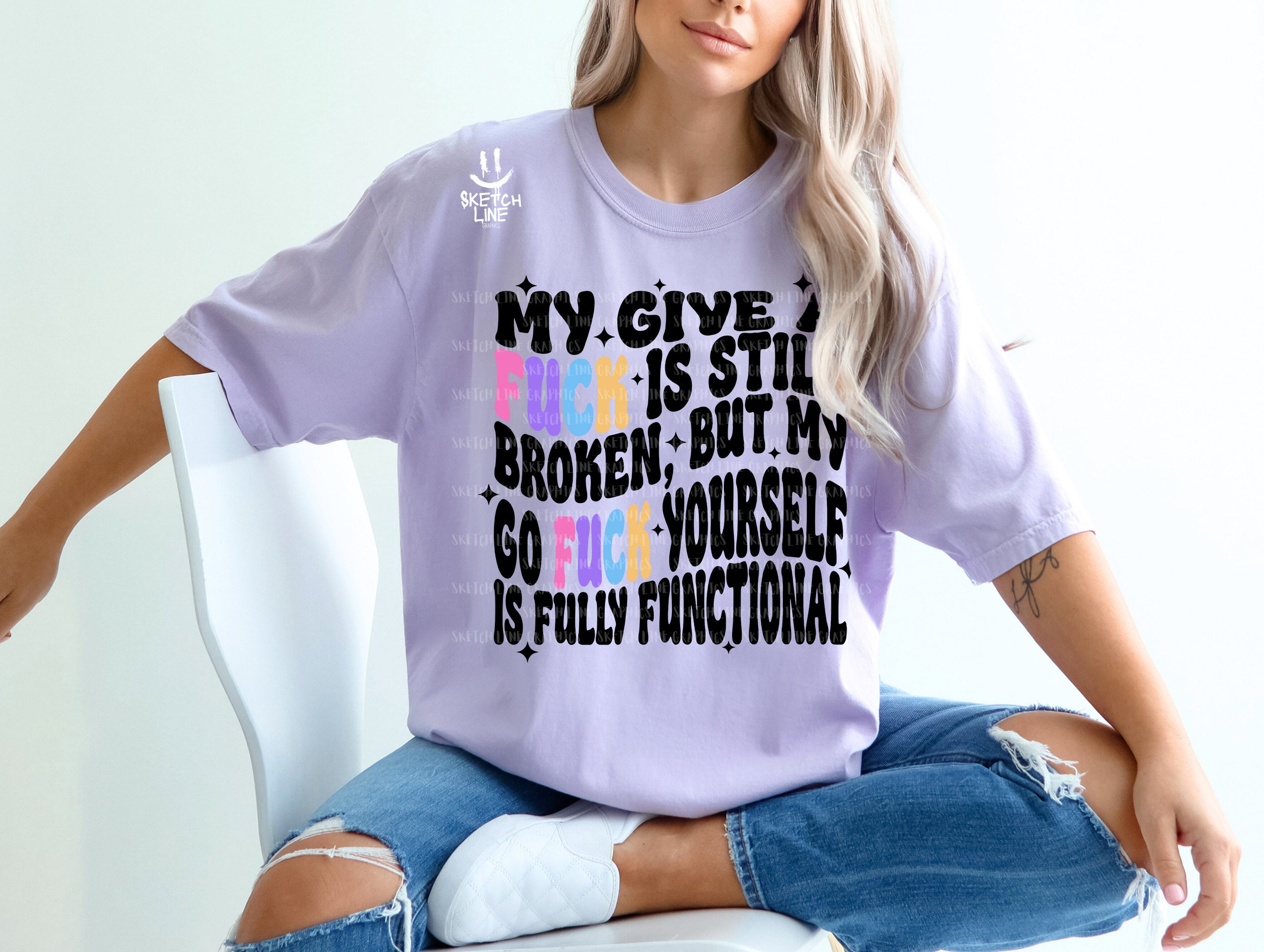 My Give A Fuck is Broken PNG, Trendy Retro Svg, Retro Png, Funny ...