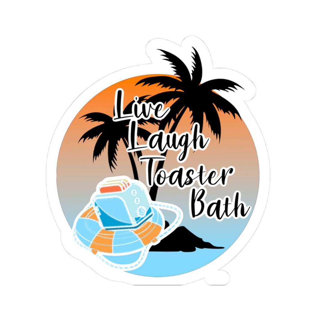 Live Laugh Sticker - Etsy