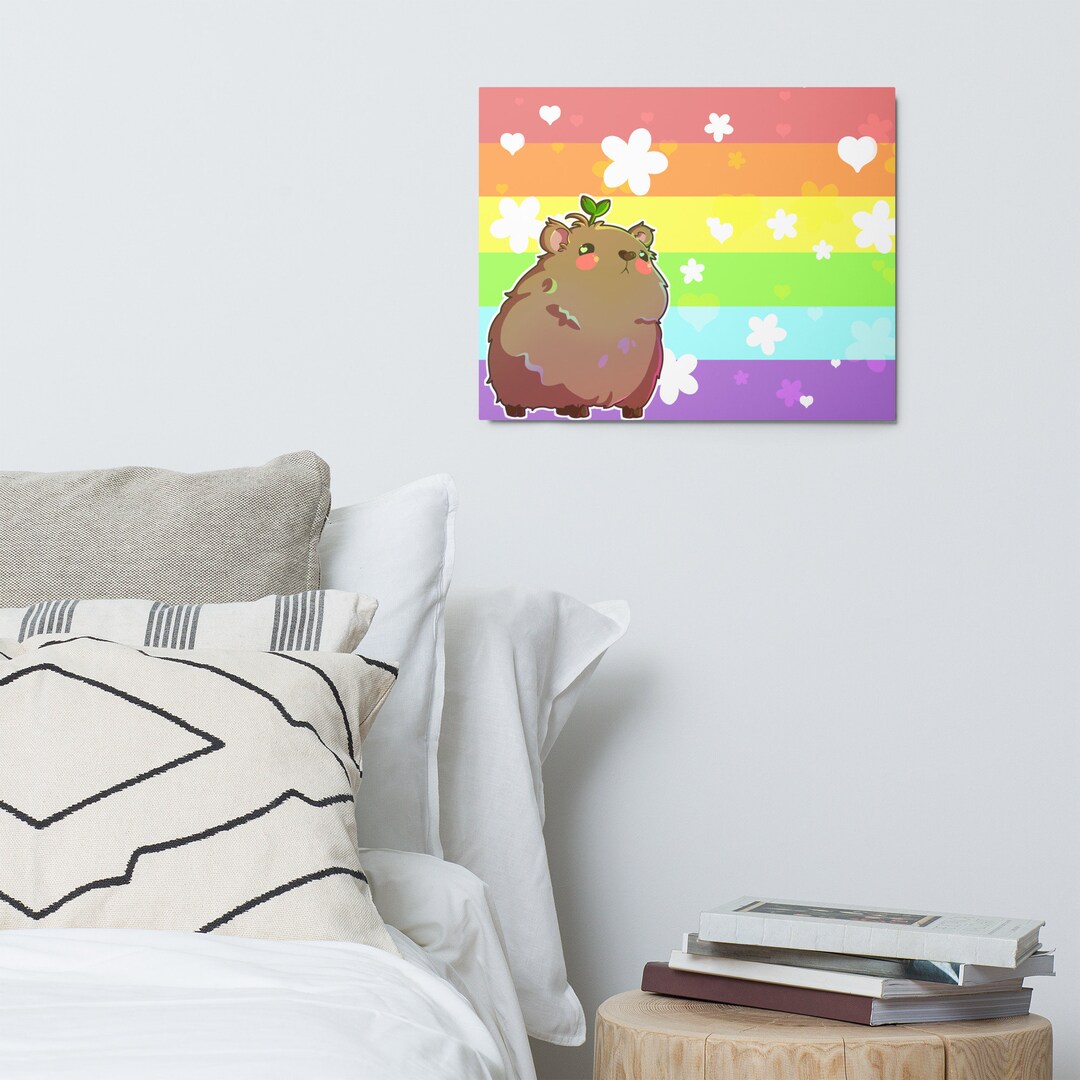 Capypride Capybara Pride Flag Metal Prints - Etsy