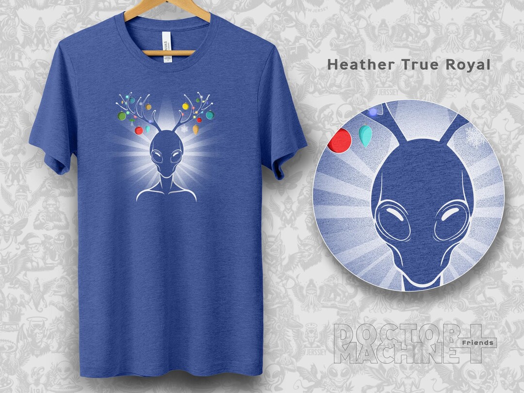The Imposter #3 Alien Reindeer Holiday Horror Shirt Xmas Paranormal ...
