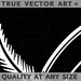 Mothman 31 Wearing Headphones and Eating a Burrito. SVG. White on Black ...