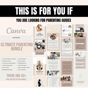 Ultimate Parenting Bundle | Printable Resources for New Parents ...