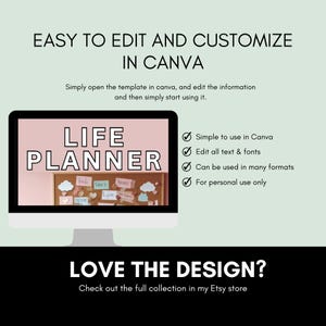 Editable Life Planner | Printable, Digital PDF | Home Management | All ...