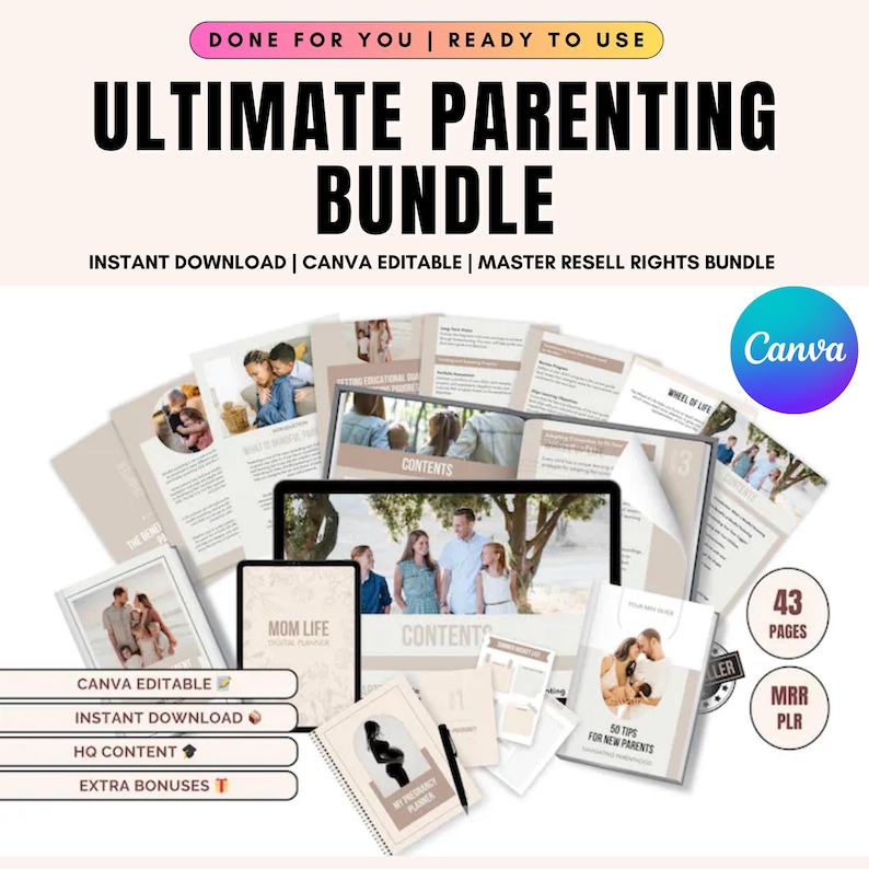 Ultimate Parenting Bundle | Printable Resources for New Parents ...