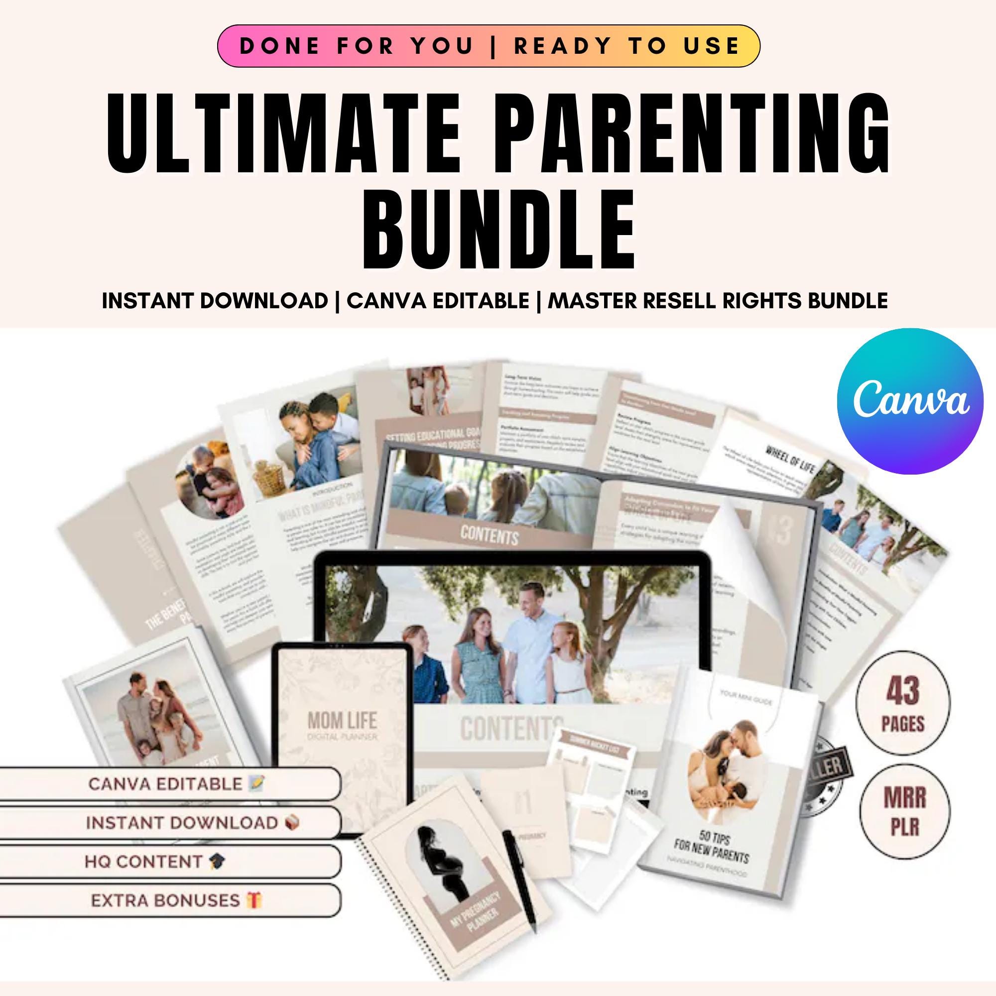 Ultimate Parenting Bundle | Printable Resources for New Parents ...