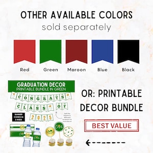 Green Graduation Banner: Class of 2025, Congrats (digital Download) - Etsy