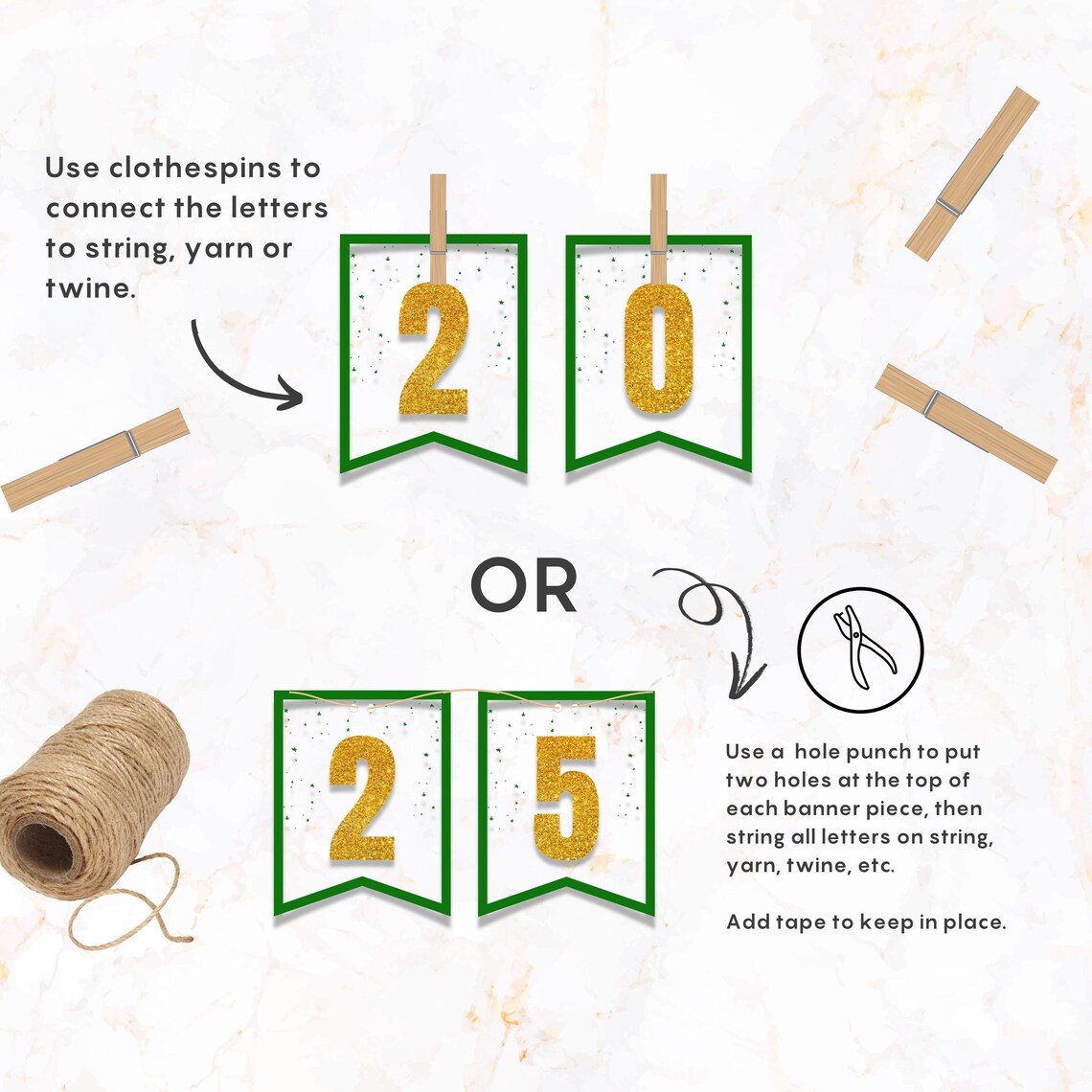Green Graduation Banner: Class of 2025, Congrats (digital Download) - Etsy