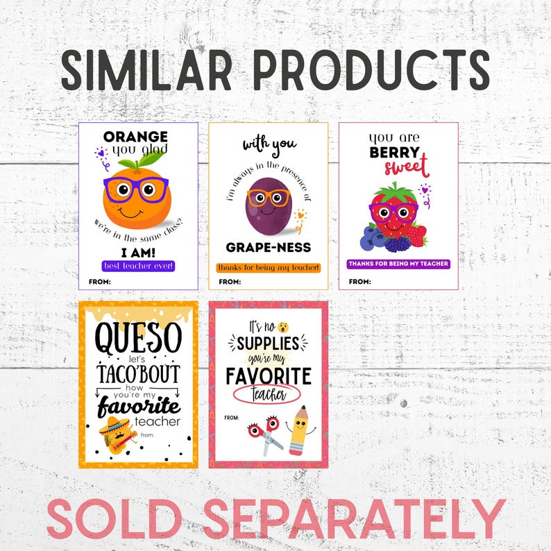 Apple Teacher Thank You Card: End of Year Gift Tag (PDF) - Etsy