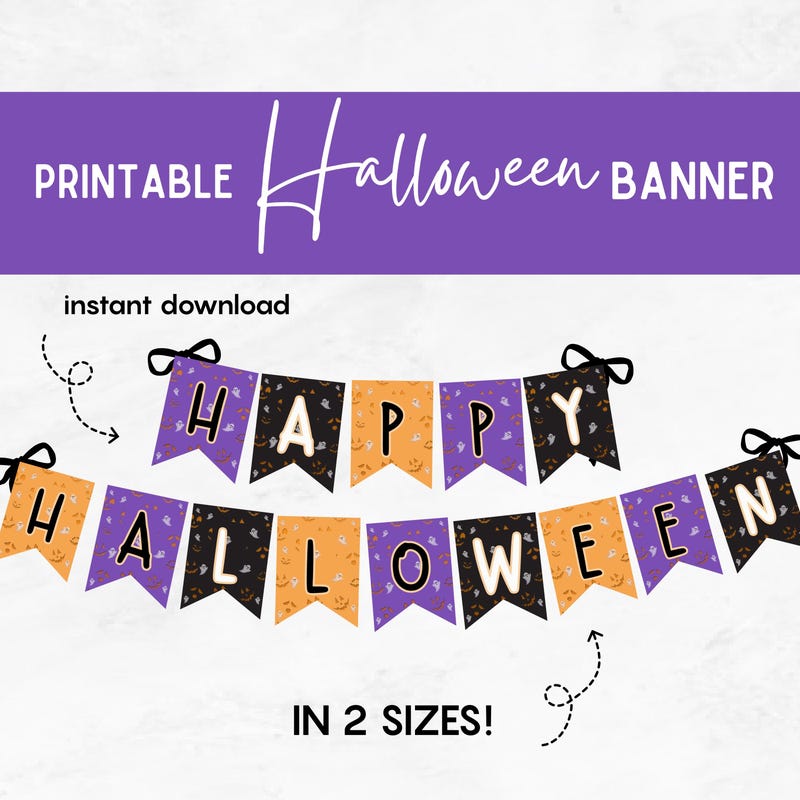 Halloween Banner - Etsy