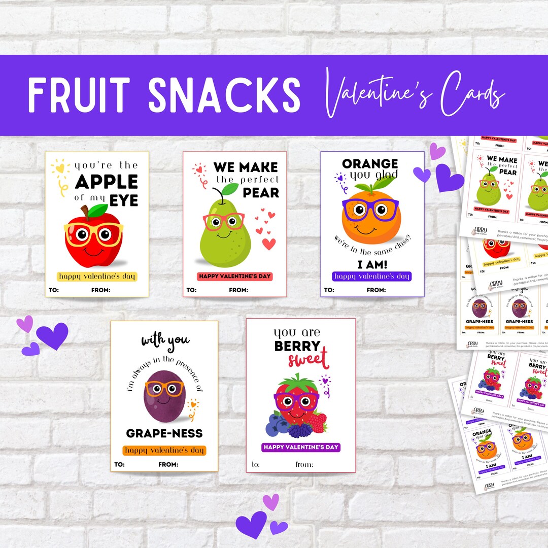 Fruit Snack Valentine, You Are Berry Sweet, Fruit Snack Card, Classroom ...