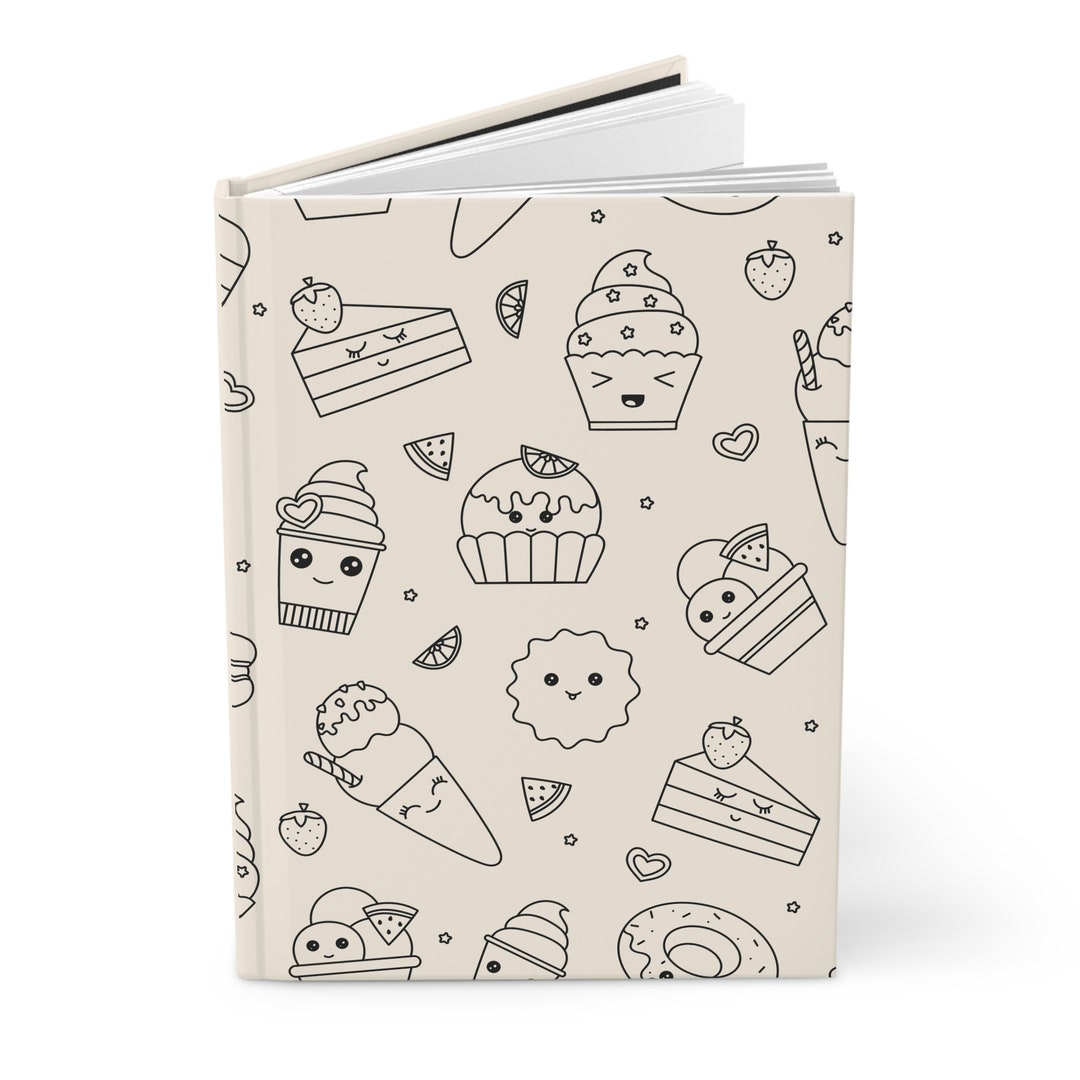 Cute Hardcover Journal Matte - Etsy