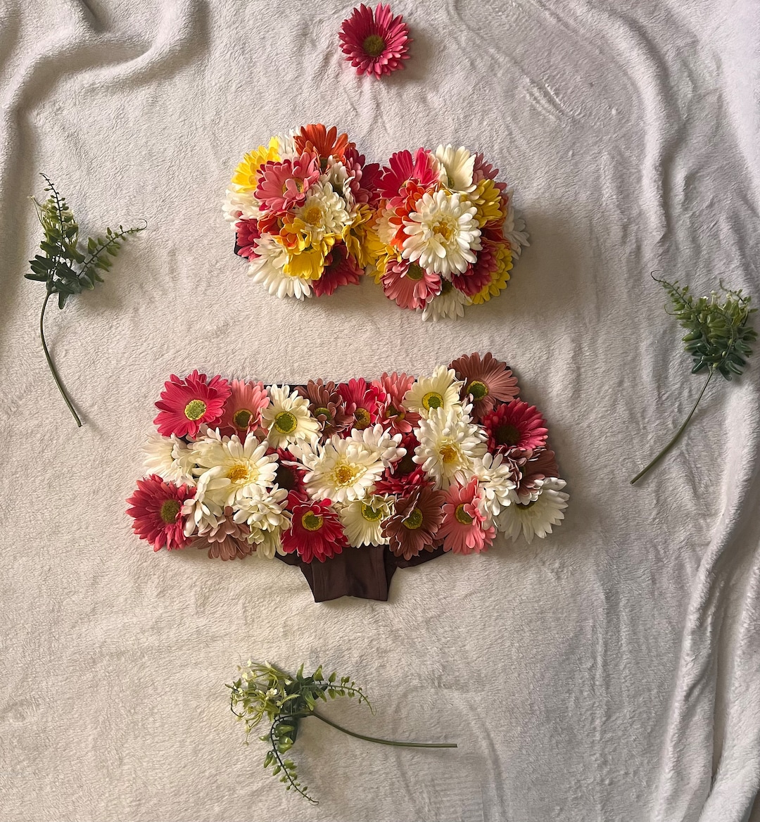 Custom Flower 2 Piece Set - Etsy