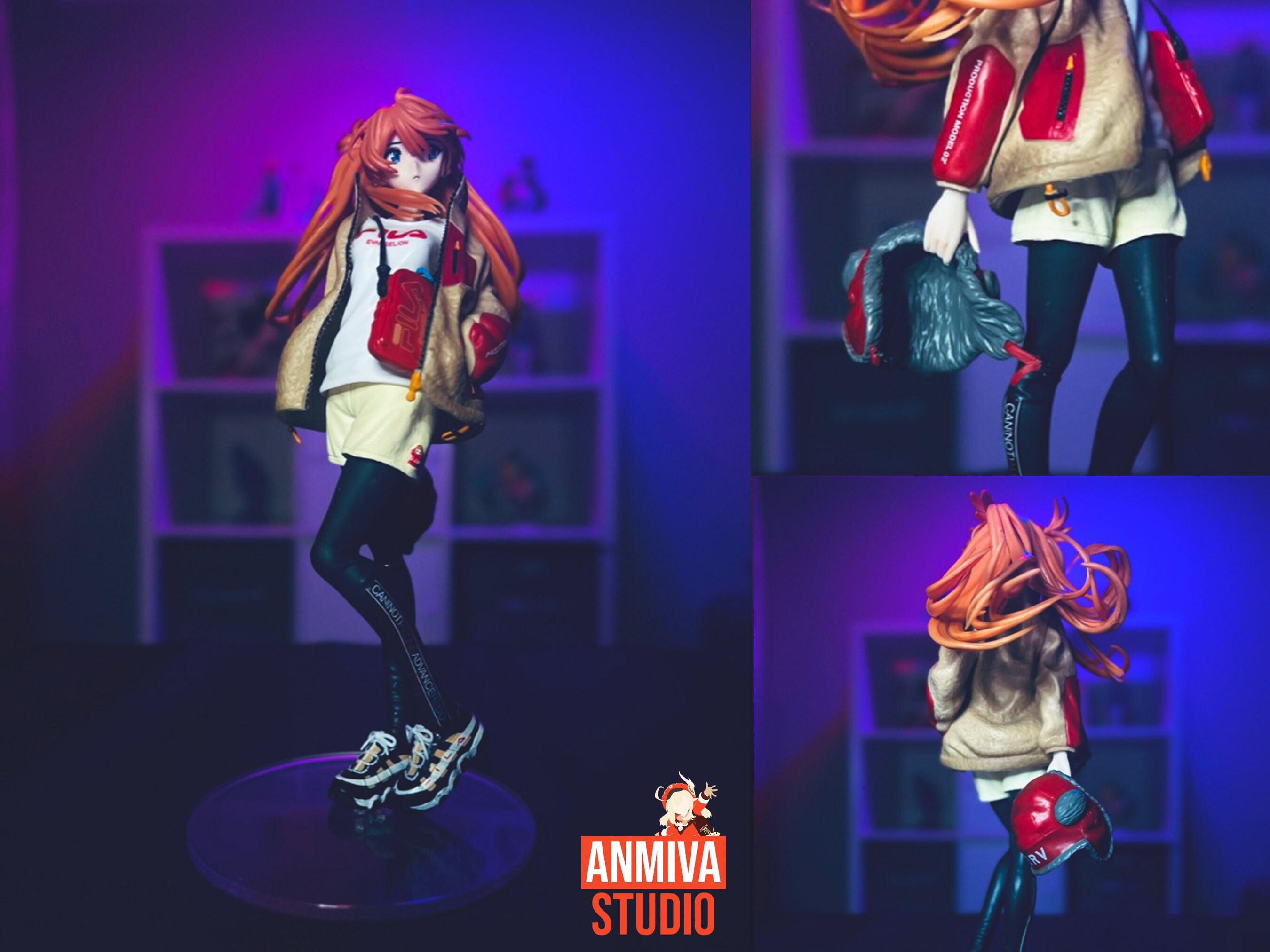 Asuka Langley Evangelion Anime Figure Action Figure Neon Genesis ...