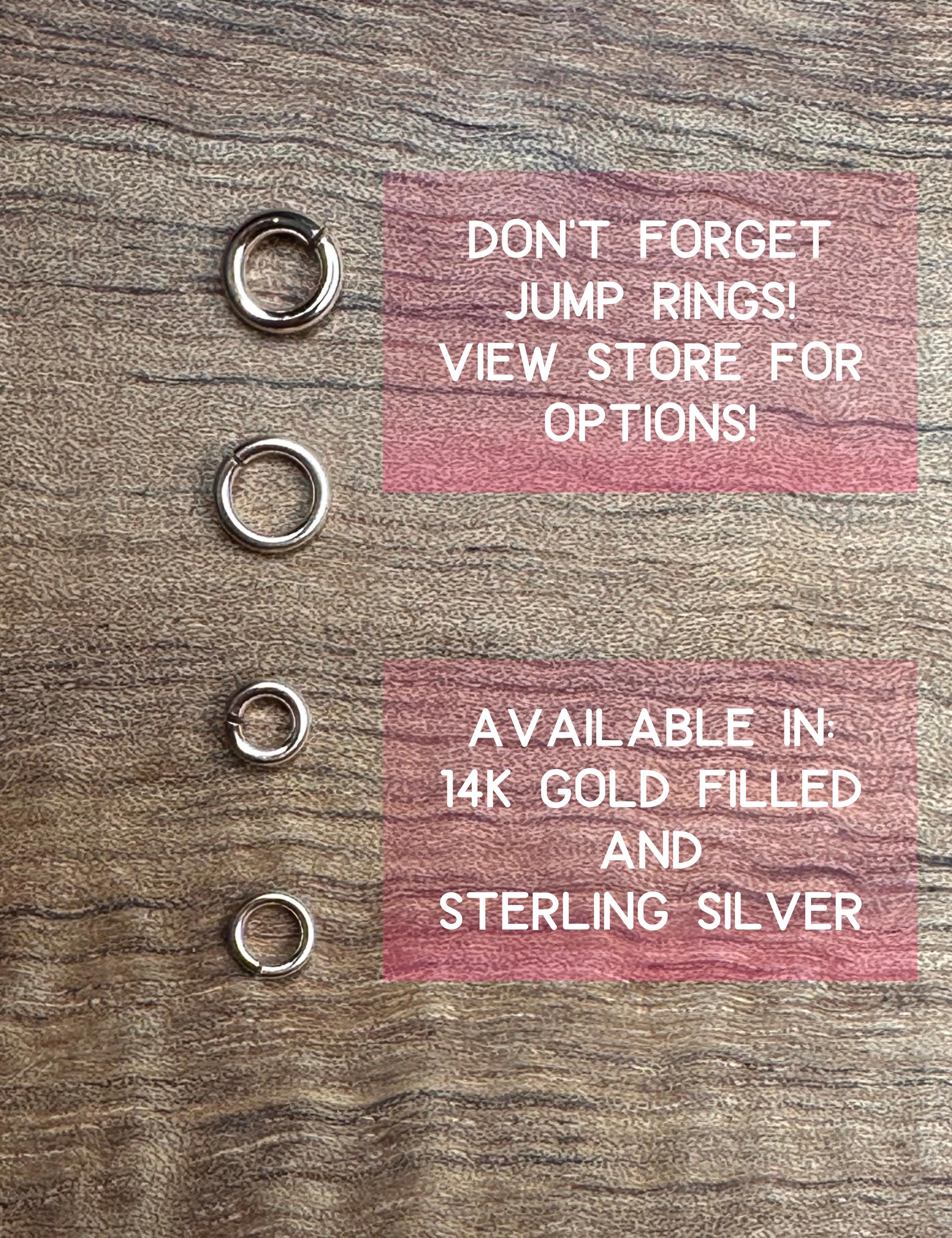 Most Popular Open Jump Ring 22g 2.8 Mm: 14k Gold Filled or Sterling ...