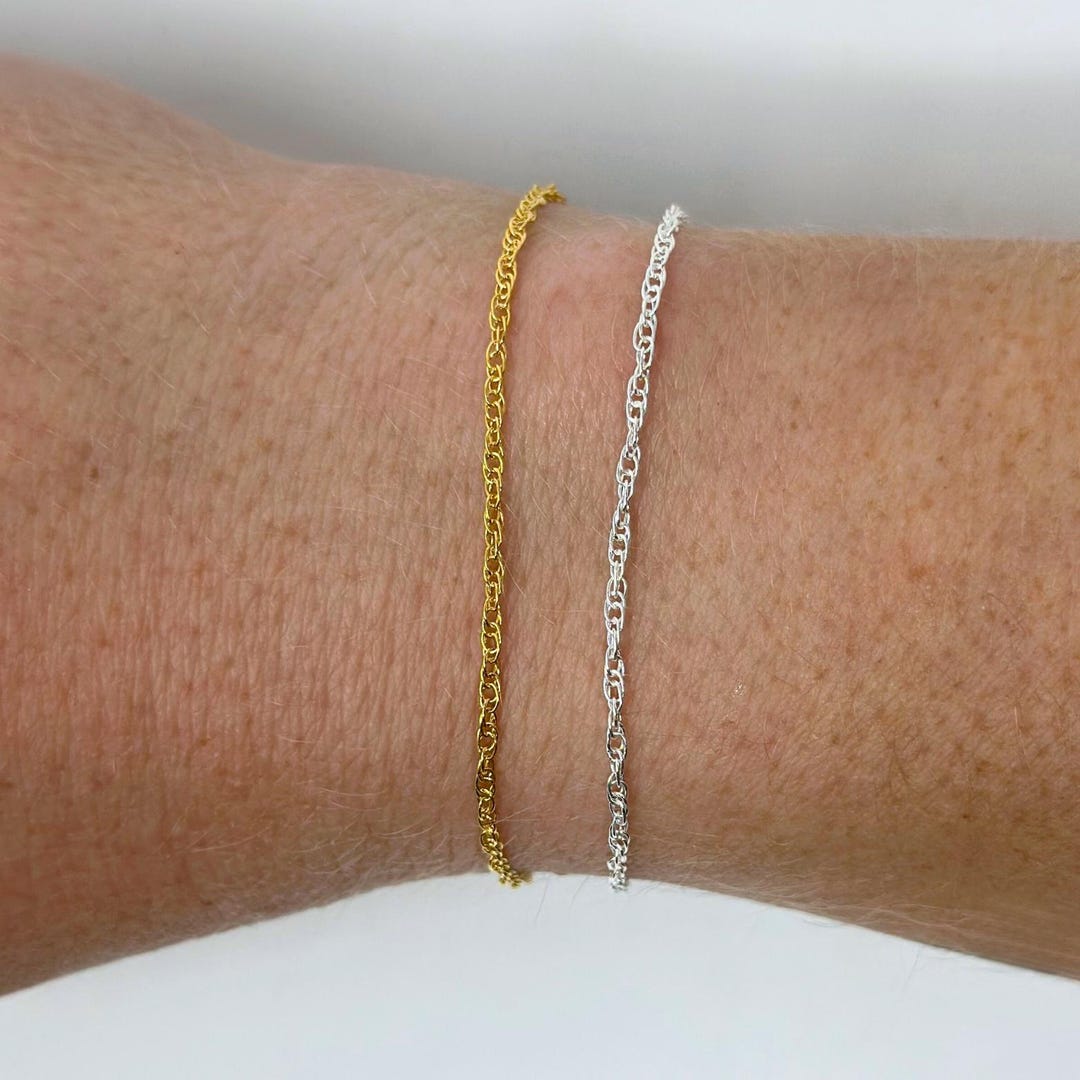 Rope Chain Double Cable Chain 1.4 Mm: 14k Gold Filled or Sterling ...