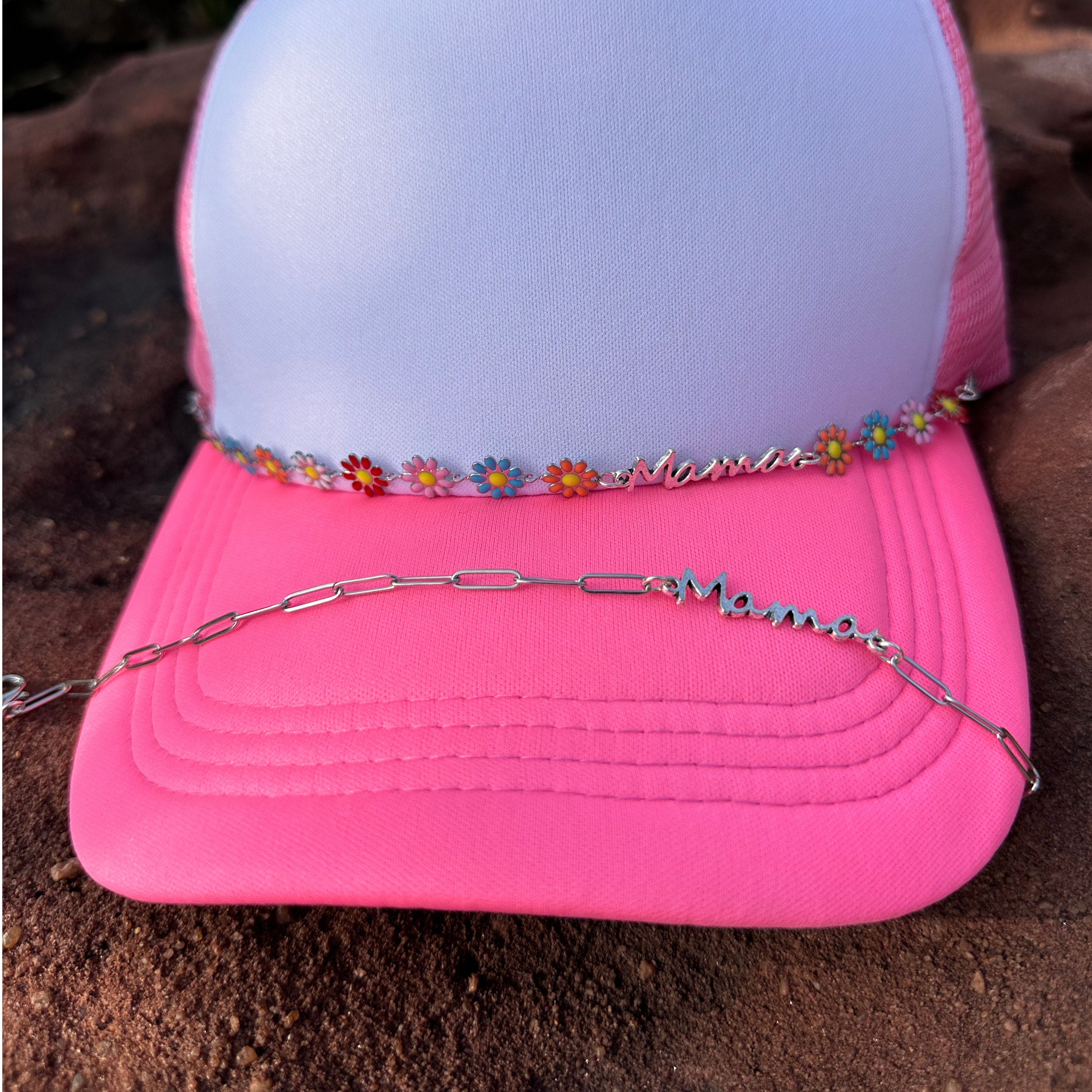 Trucker Hat Chain Gold Star Chain Silver Star Chain Trucker Hat Pearl ...