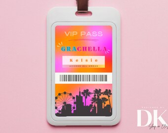 Music Festival Themed VIP Pass Party Invitation. Ultra Themed Festival ...