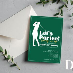 Birthday Party Invitation | Let's Partee | Editable - Etsy