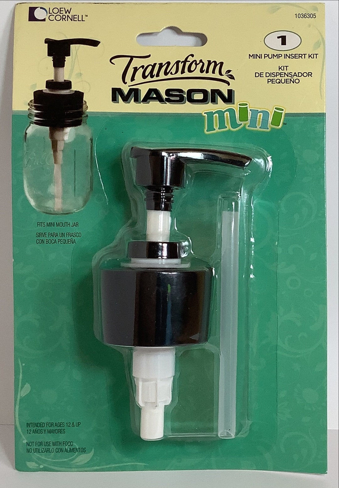 MINI PUMP INSERT Kit for Mini Mouth Mason Jars - Etsy
