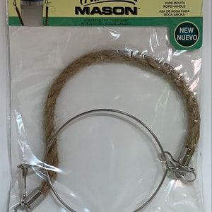TM ROPE HANDLE for Wide Mouth Mason Jars - 1pk - Etsy