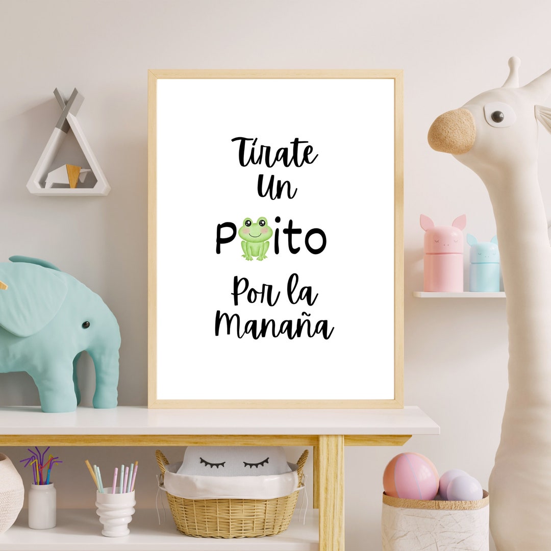 Cute Frog Print, Frog Nursery Decor, Nursery Wall Art, Kids Room Decor ...