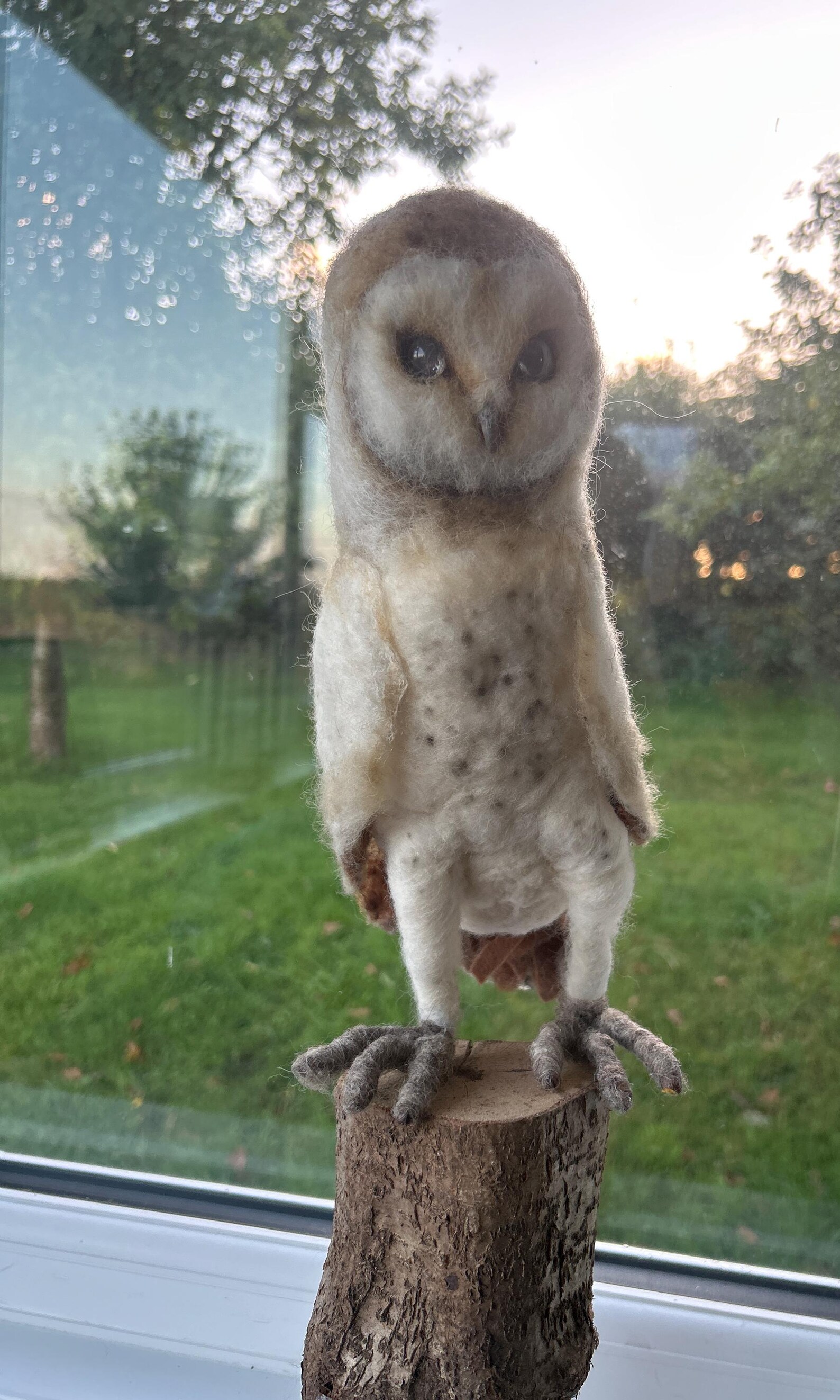 Felted Barn Owl - Etsy