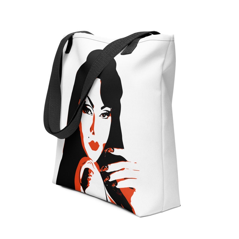 Violet Chachki Pin up Tote Bag Vintage Biker Girl Tableau Portrait ...