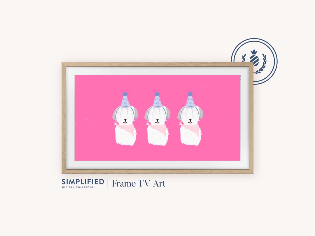 Birthday Balloons Samsung Frame TV Art, Birthday Party Art - Etsy