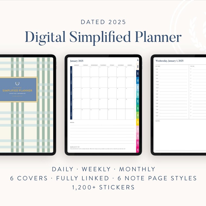 Simplified Planner - Etsy