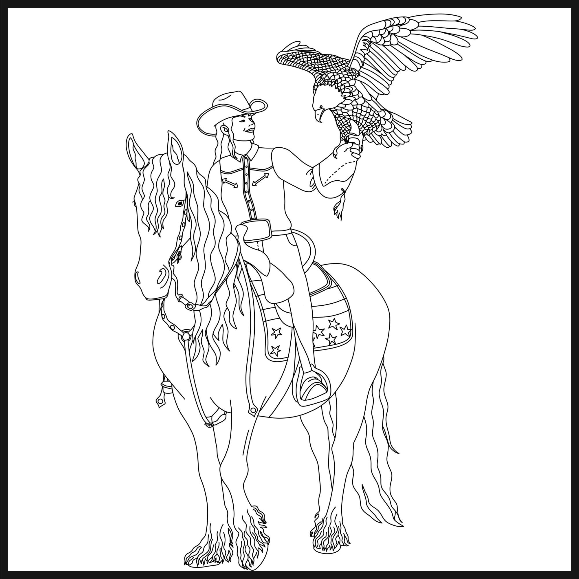 Horses 20 Coloring Pages - Etsy