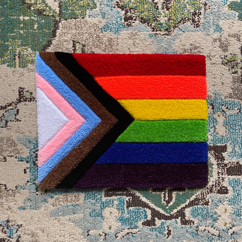 Pride Flag Rug - Etsy
