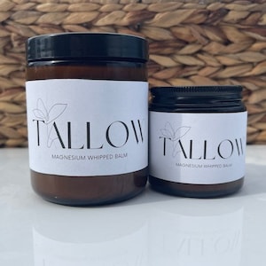 Magnesium Whipped Tallow Balm - Etsy