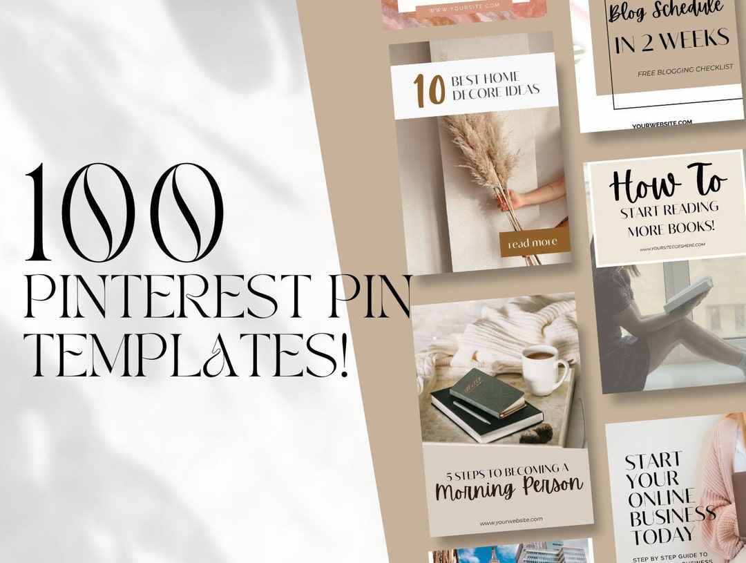 Pinterest Pin Templates - Etsy
