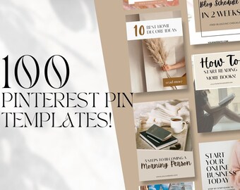 Customizable Pinterest Pin Templates 20 Unique Pinterest Templates ...