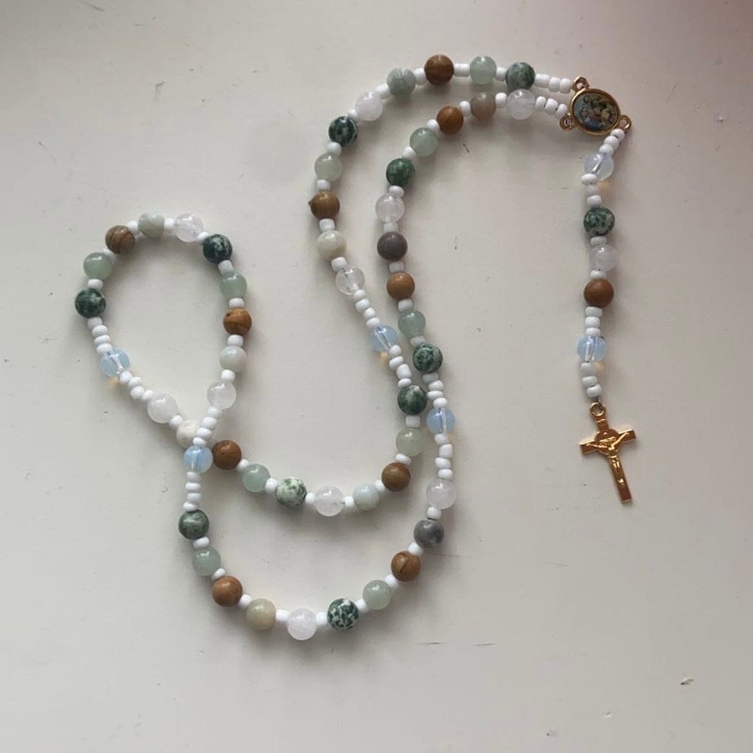 Custom, Hand-beaded Rosary - Etsy