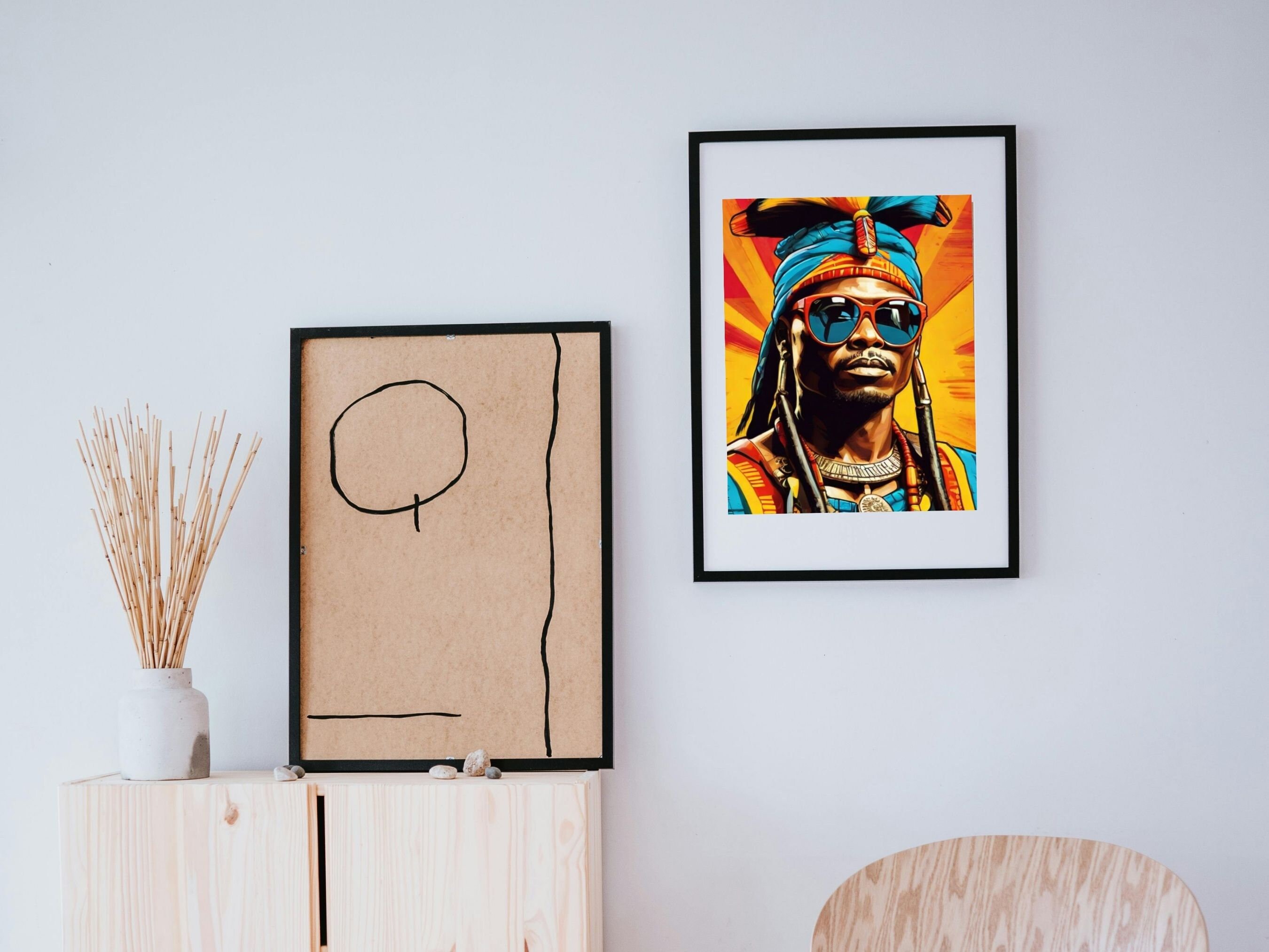 Global Portrait Zulu Warrior Pop Art Printable Wall Art Portrait - Etsy