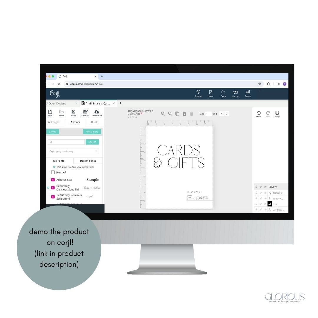 Reserved Sign Wedding Ceremony | Floral Crest - Timeless Modern Wedding ...