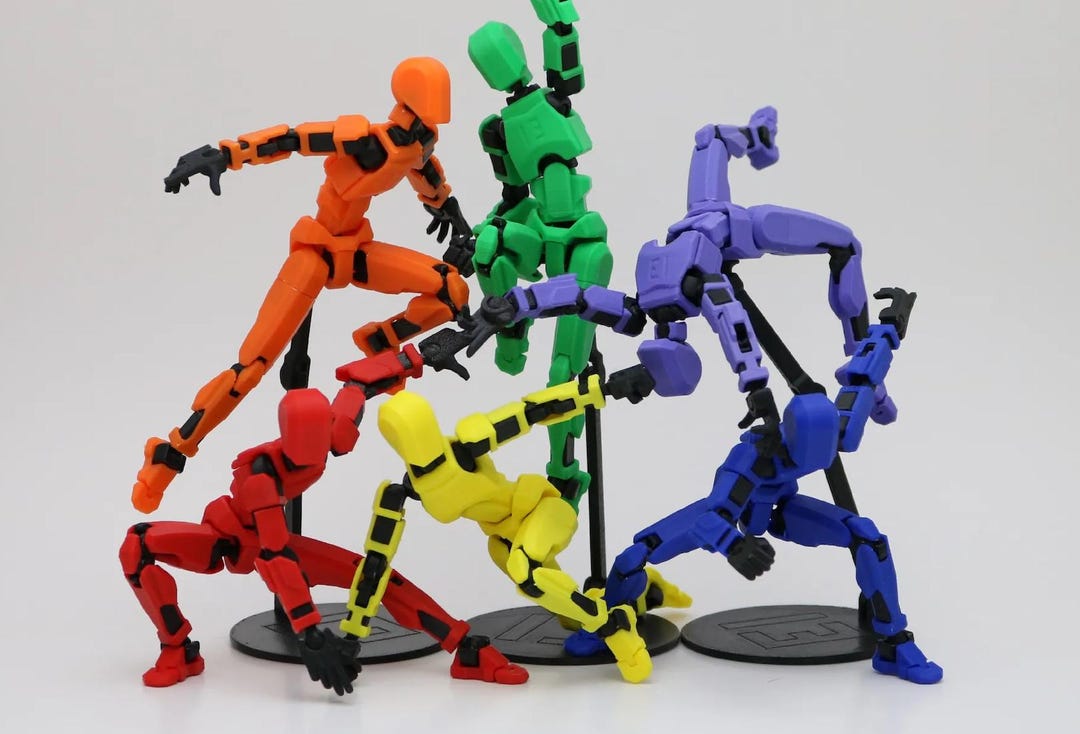 DUMMY 13 ACTION FIGURE – Articulated 3D Printed Figurine | Pre ...