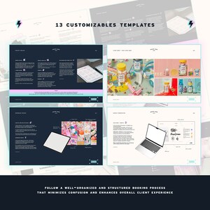 Client Booking Guide Template | New Client | Process | Moodboard | Icon ...
