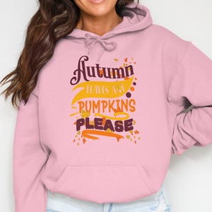 Funny Fall Autumn T Shirt With Leaves and Pumpkins Please Design ...