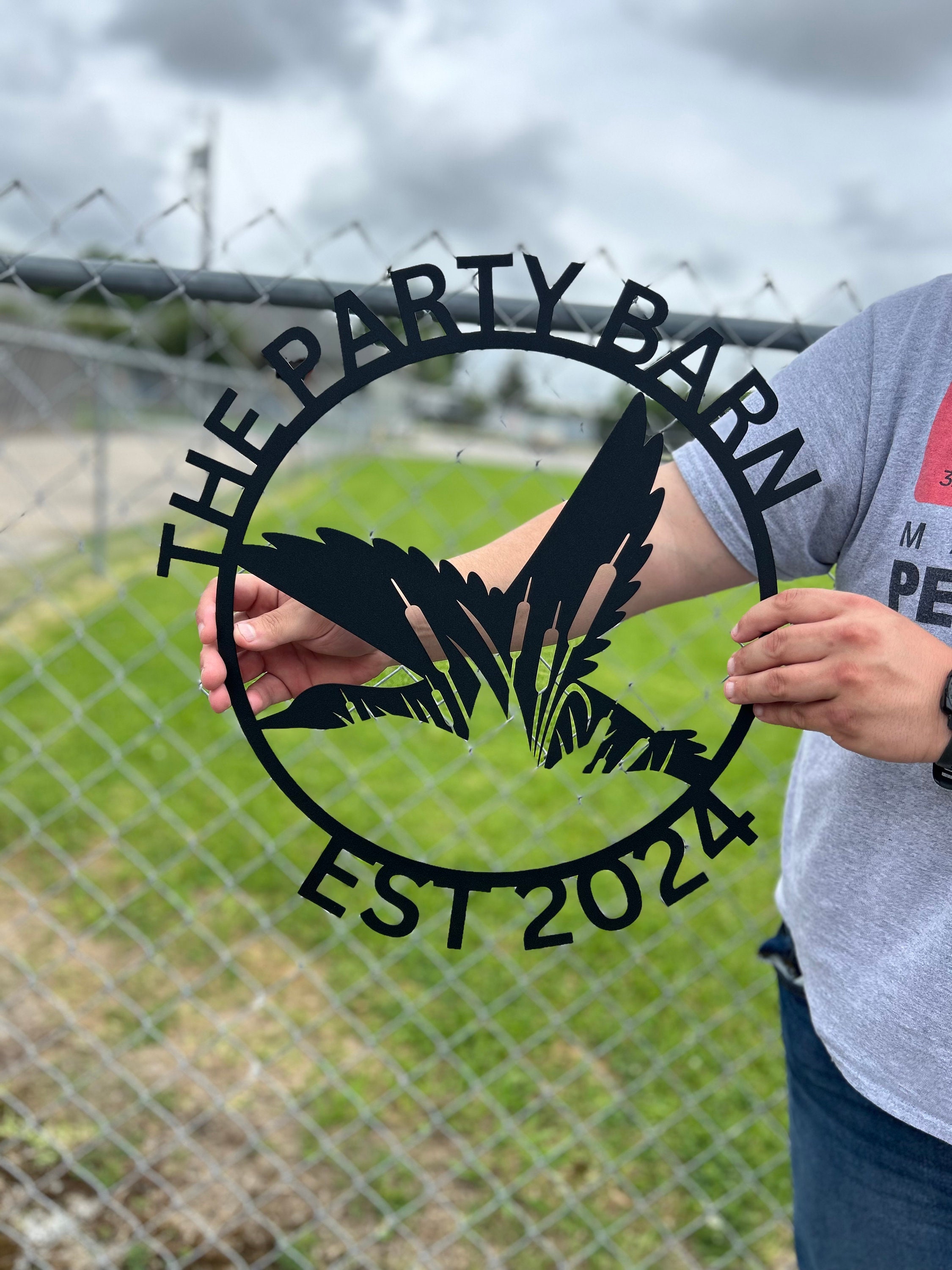 Personalized Metal Duck Hunting Sign Rustic Decor for Outdoor ...