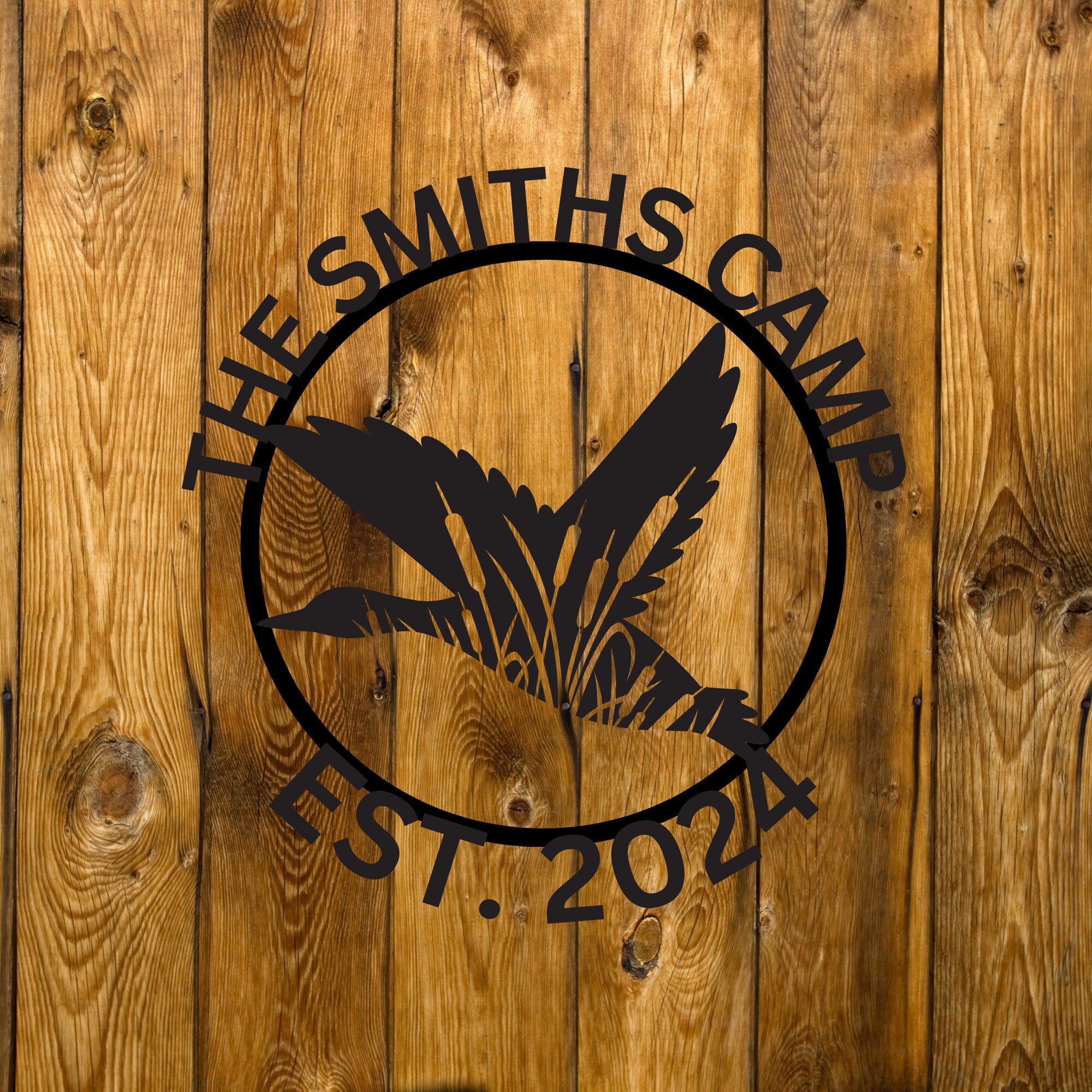 Personalized Metal Duck Hunting Sign Rustic Decor for Outdoor ...