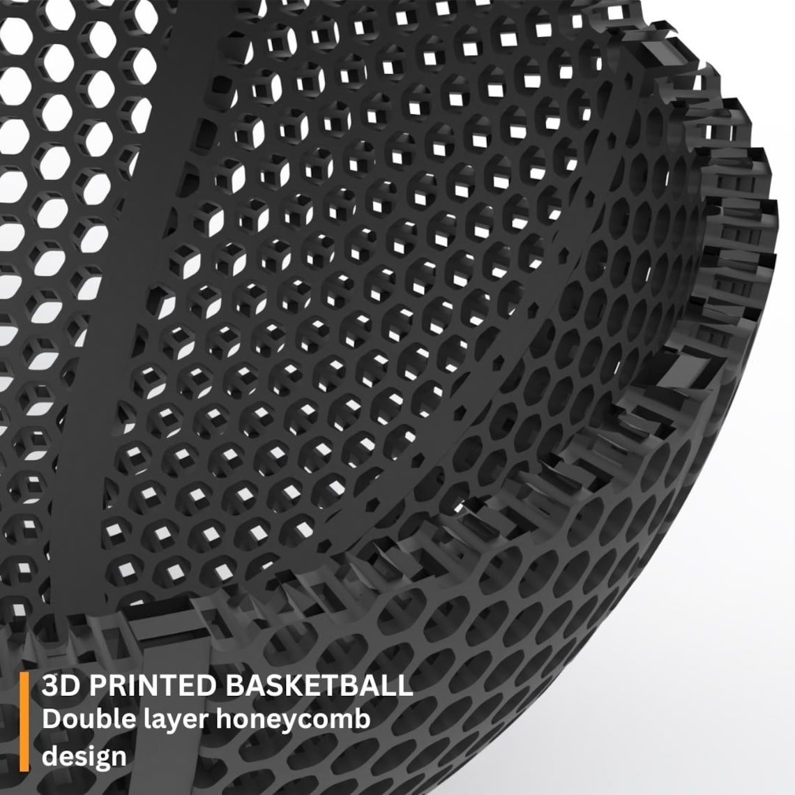 LAYUPLYFE Airless Basketball | 3D Printed Basketball | Indoor ...